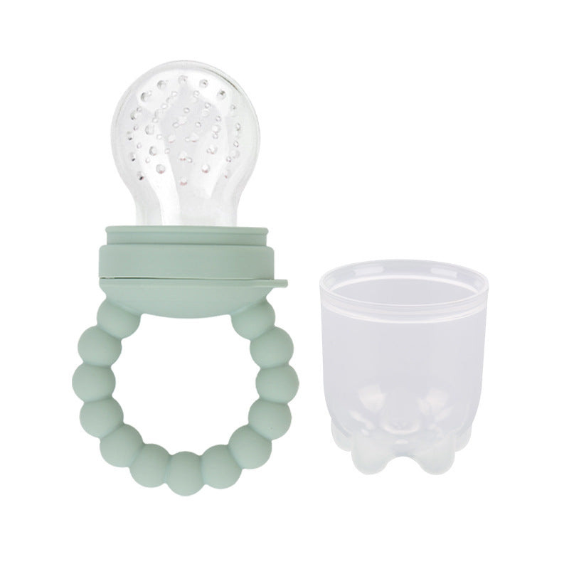 Fruit Tut Knabbelaar – 2-in-1 bijtring & fruit speen van Petit Truc ...
