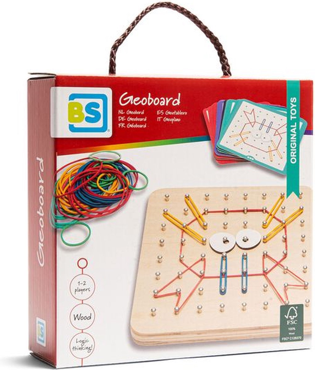 Geoboard with sample maps – BonoboBox